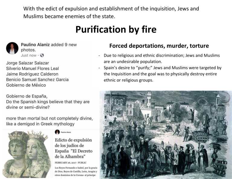 Spanish Genocide – The spanish inquisition – Genocide Project